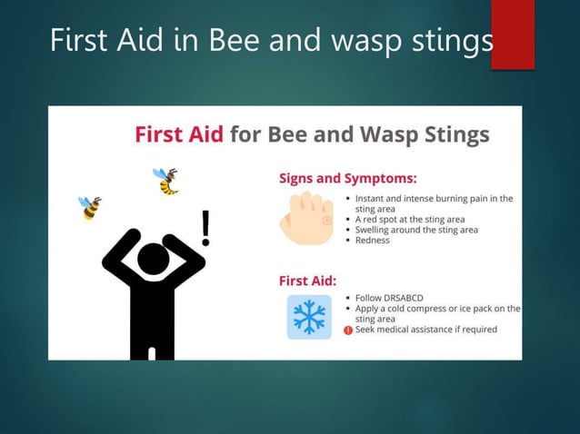 FIRST AID EMERGENCY IN DIFFERENT BITES AND STINGS.pptx