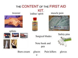 First Aid & Emergency Kit | PPTX