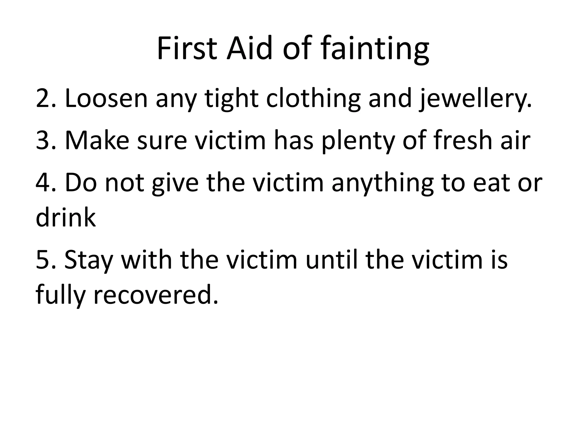 first aid fainting for 2019 students.pptx