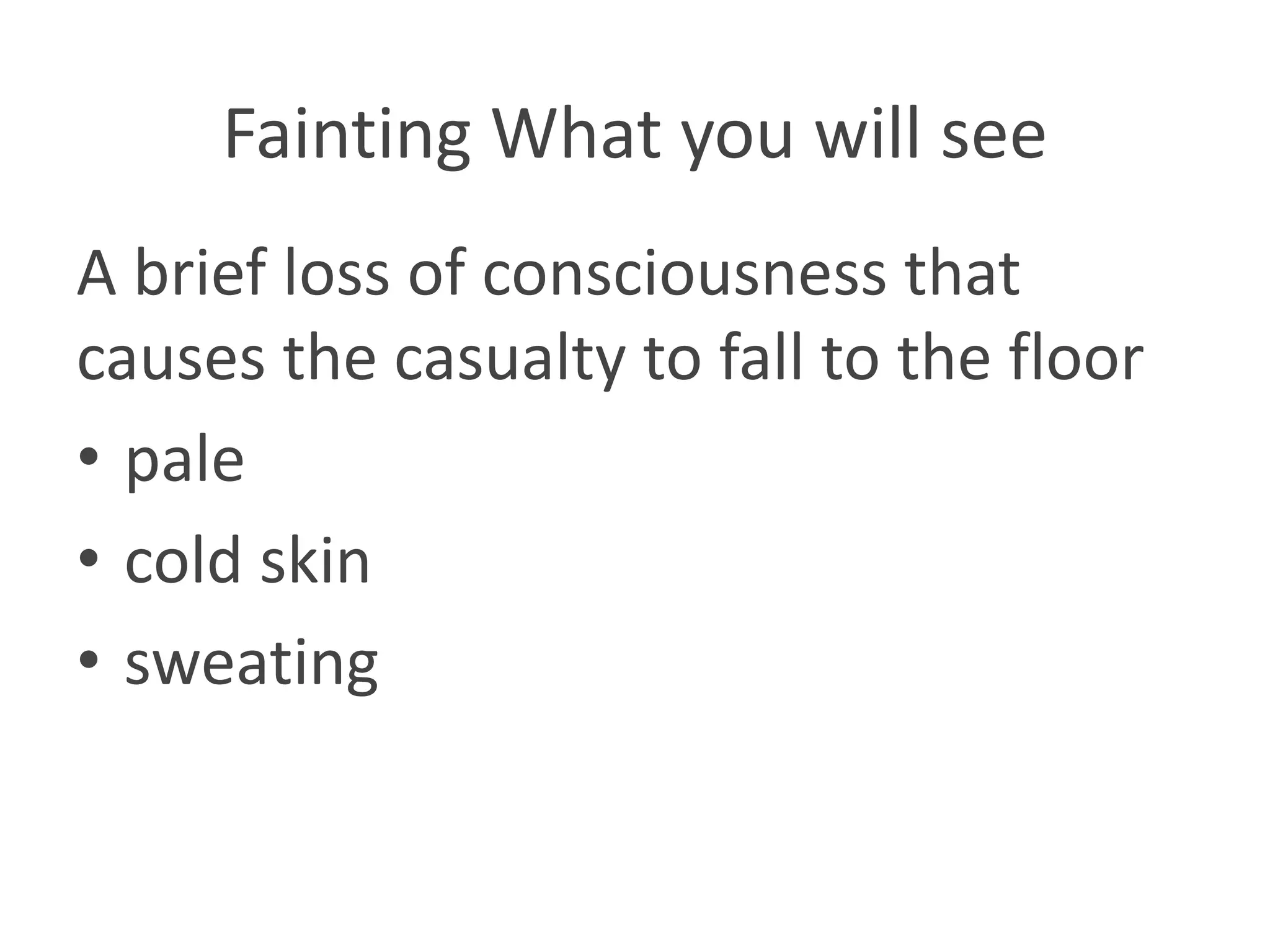 first aid fainting for 2019 students.pptx