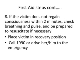 first aid fainting for 2019 students.pptx