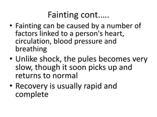 first aid fainting for 2019 students.pptx