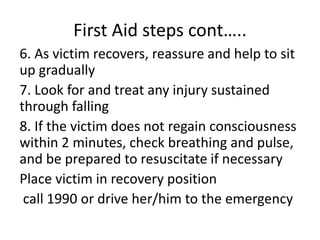first aid fainting for 21019 (1) (1).pptx