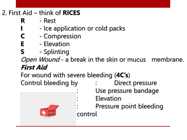 FIRST AID FIRST AID_3.pptx | First Aid | Injuries