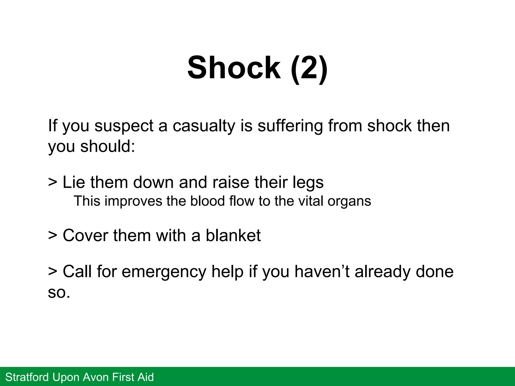 First aid for bleeding and shock | PPTX