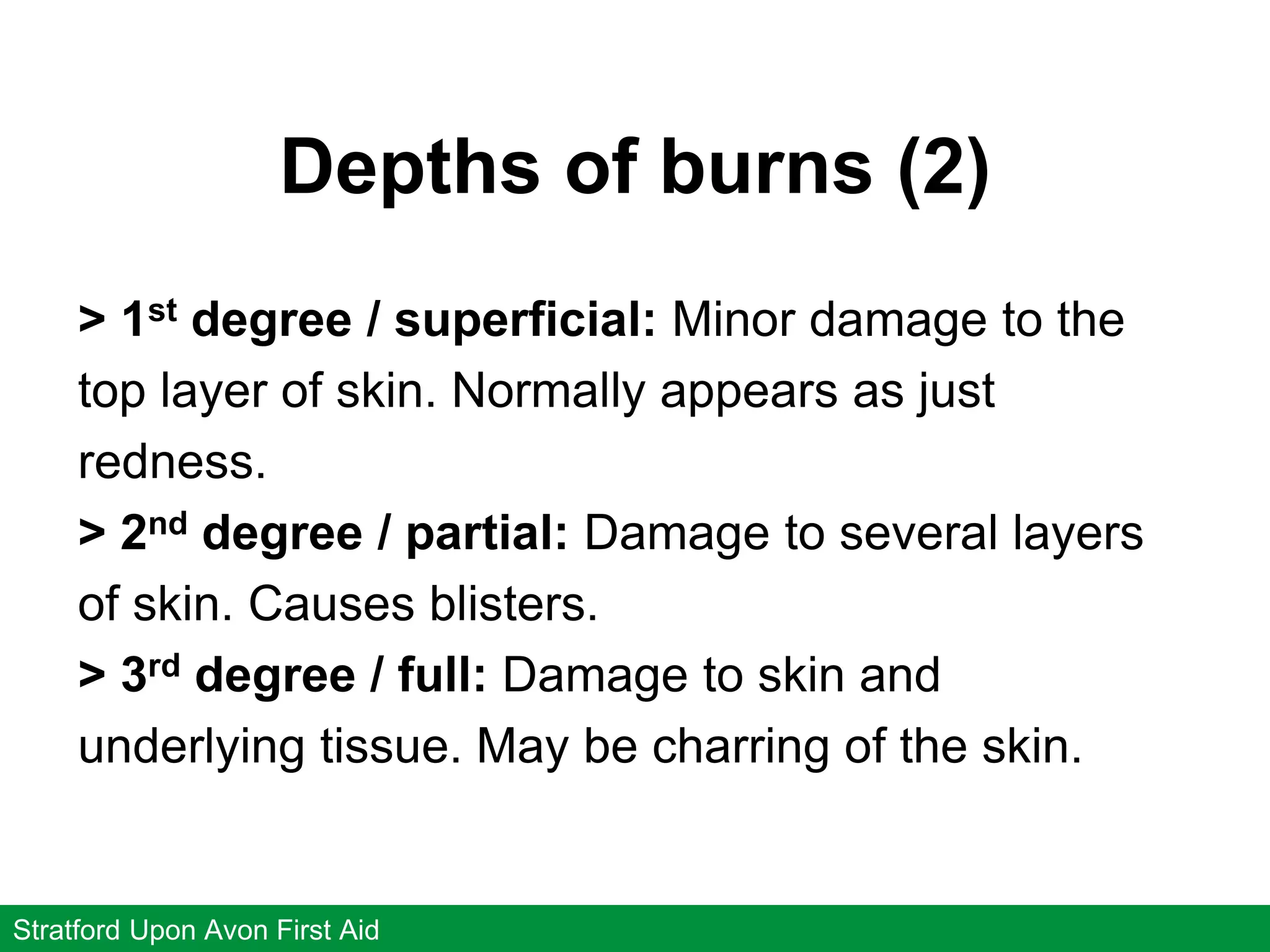 First aid for burns | PPTX