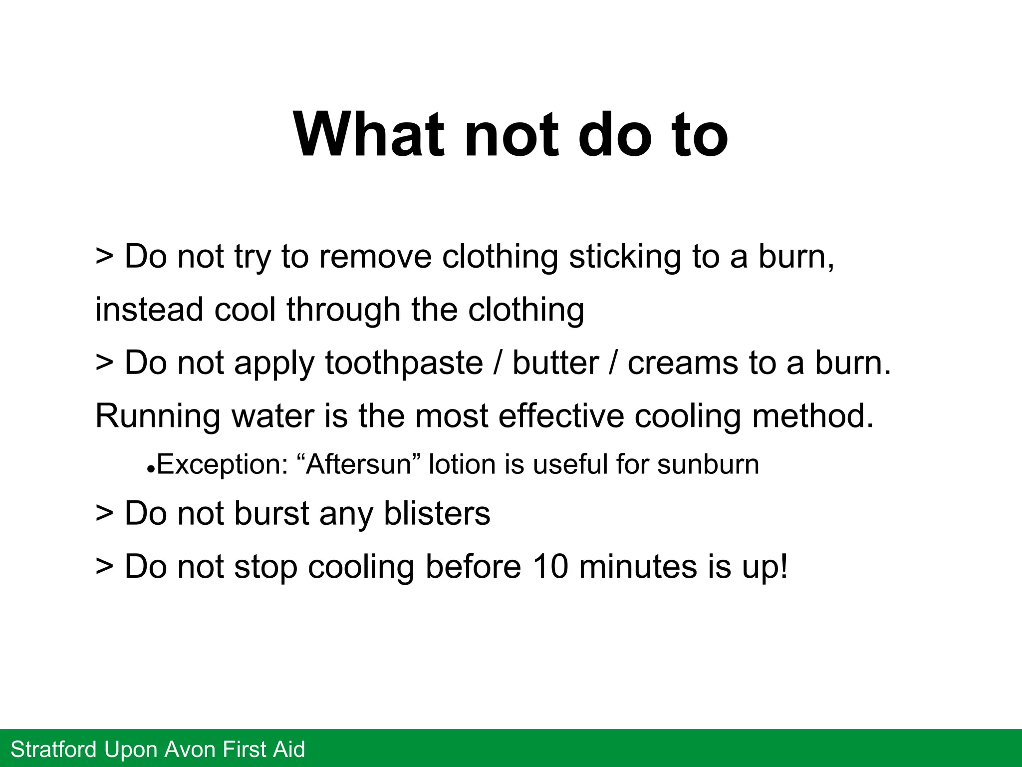 First aid for burns | PPTX