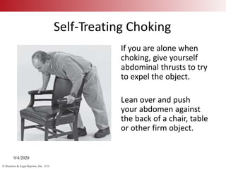 First aid for chocking (ayoub) | PPT