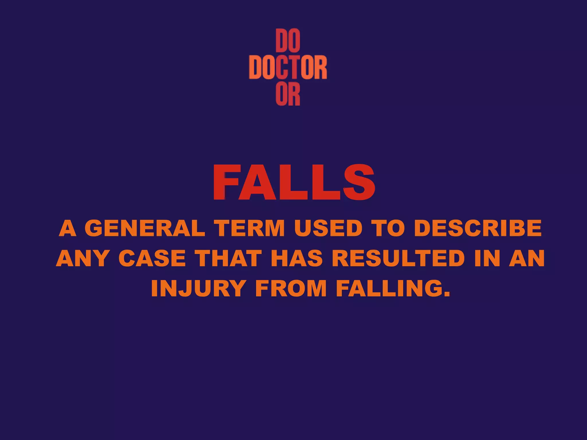 First Aid for Falls | PPTX