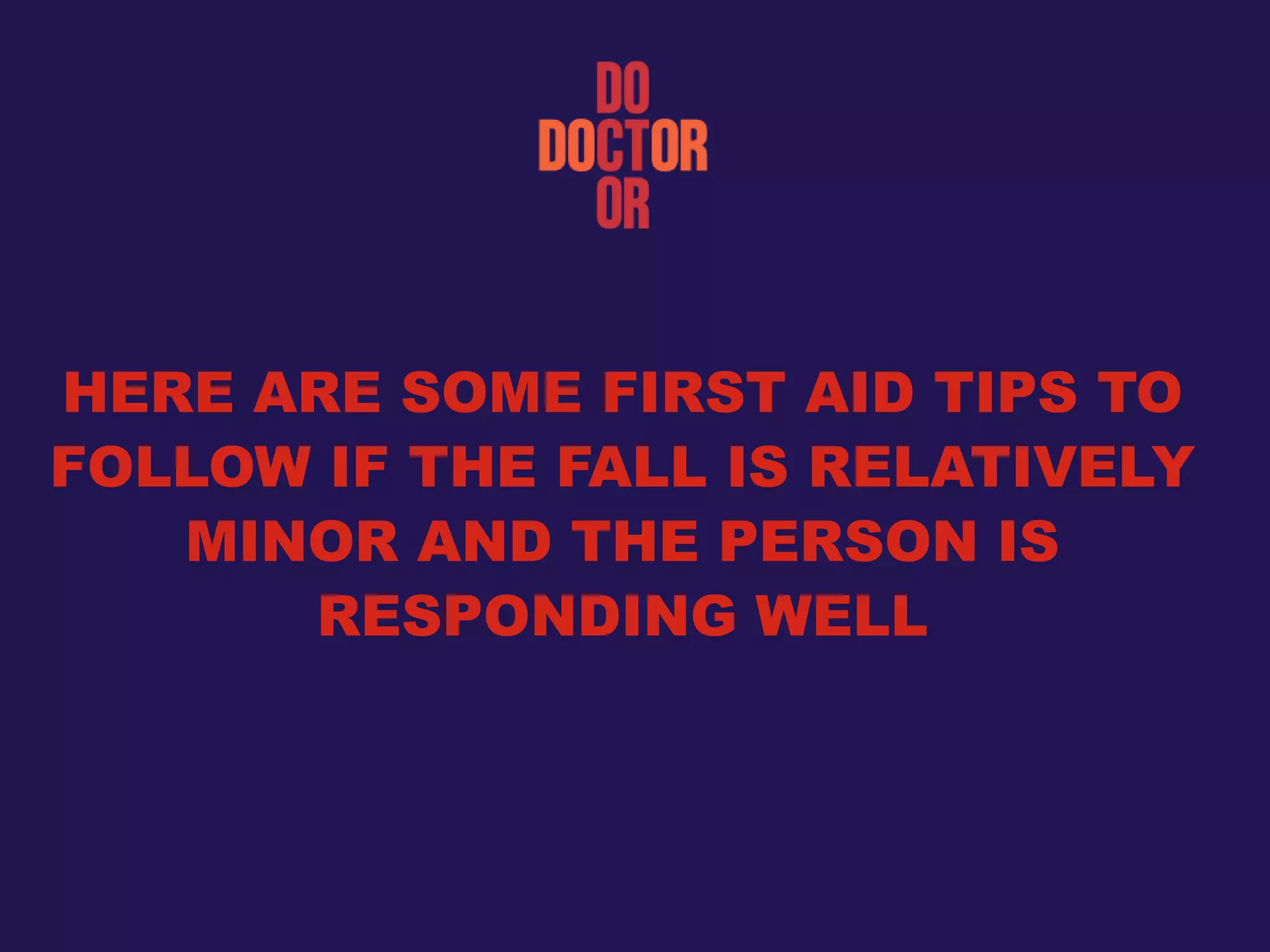 First Aid for Falls | PPTX