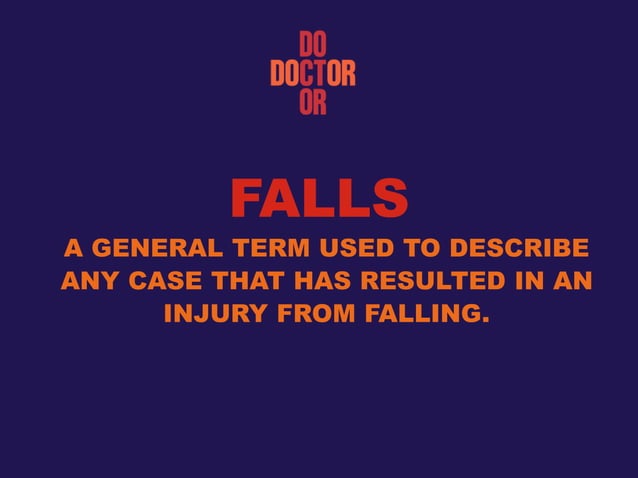 First Aid for Falls | PPTX