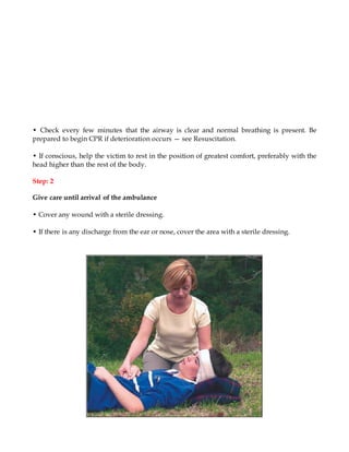 First Aid For Head Injuries - WHS First Aid Kits | PDF