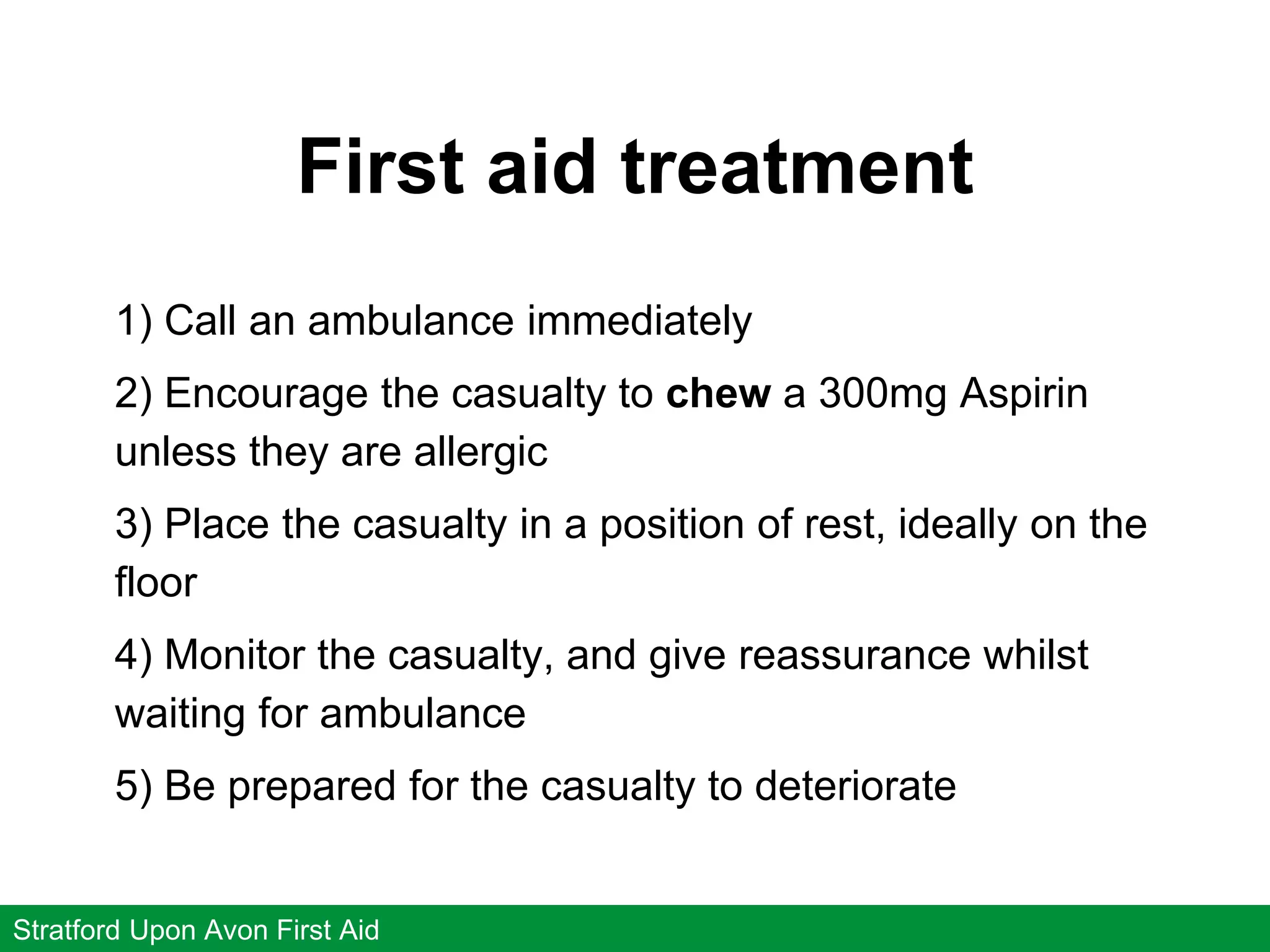 First aid for heart attacks | PPTX