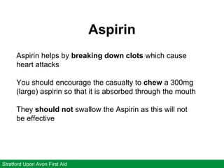 First Aid For Heart Attack Aspirin