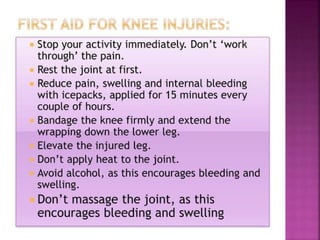 FIRST AID FOR INJ AND EMERgencyIN SPORTS | PPTX