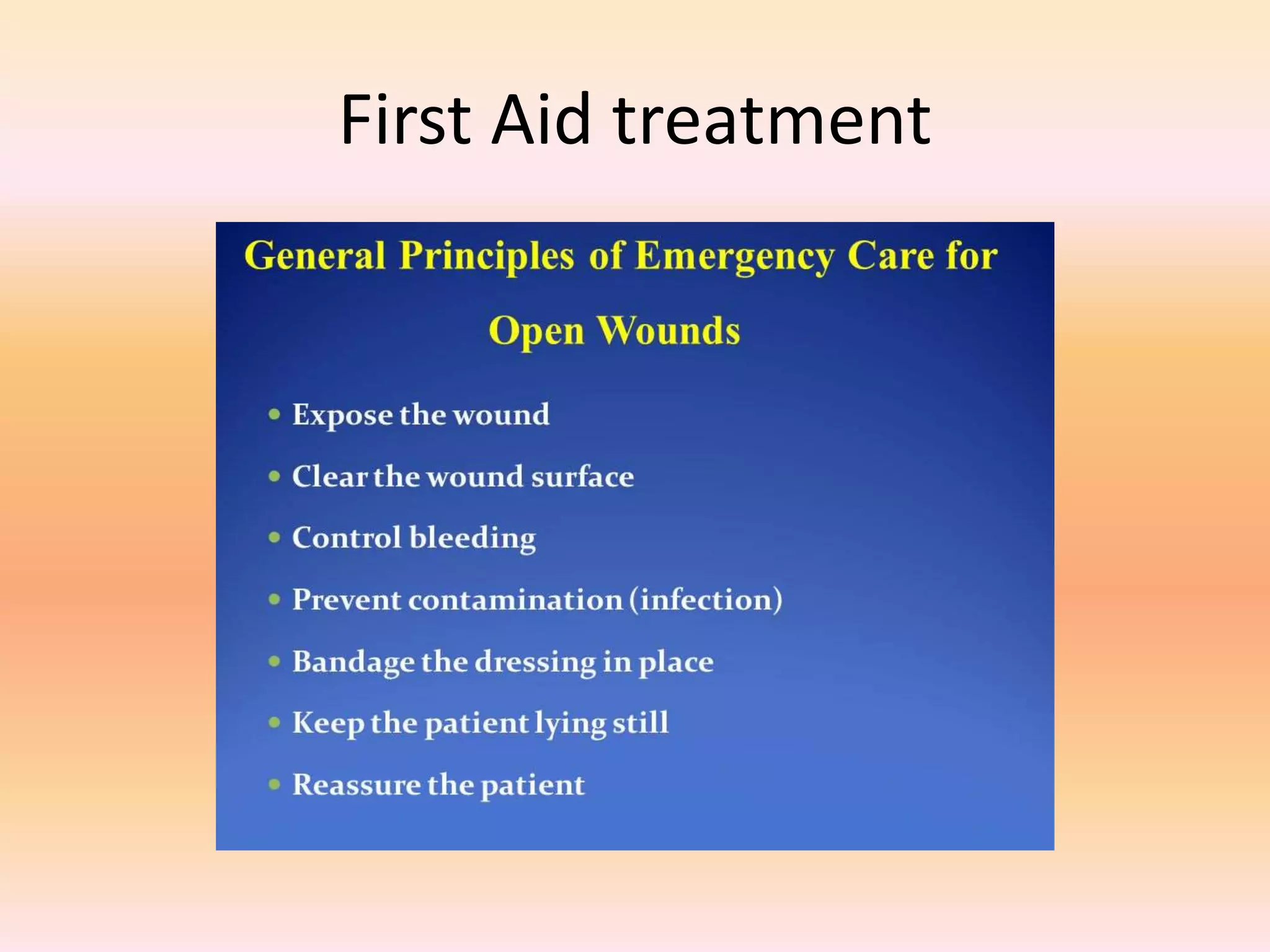 First aid for patients with Wound, Hemorrhage.pptx