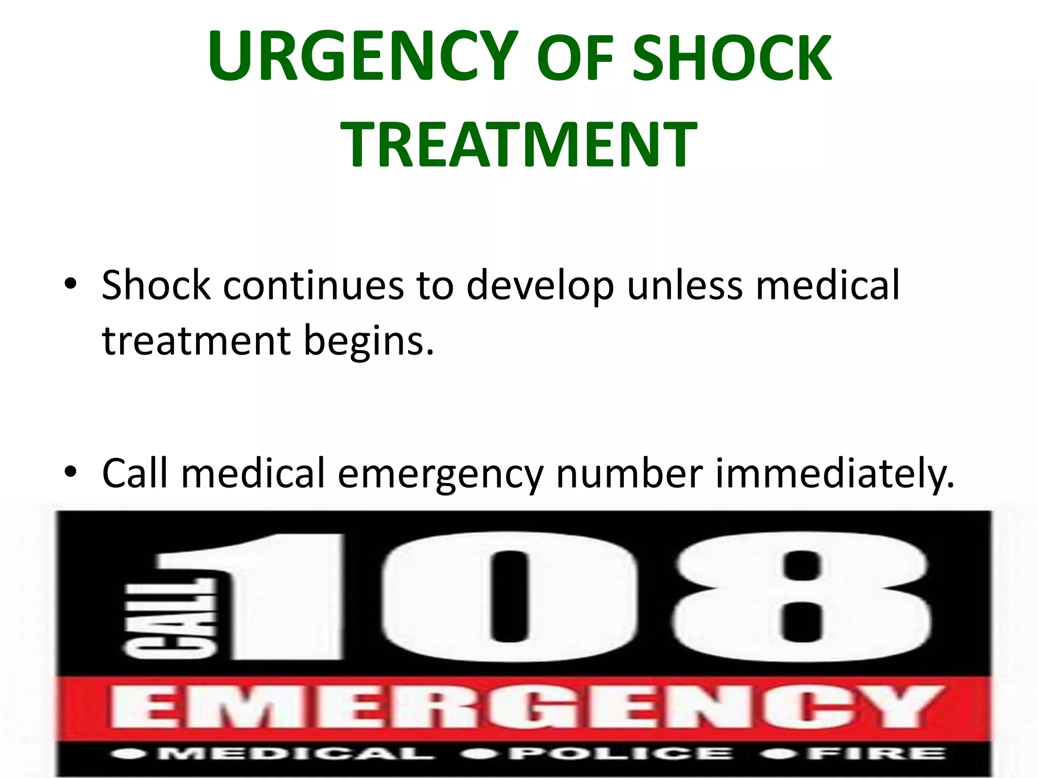 First aid for shock | PPTX