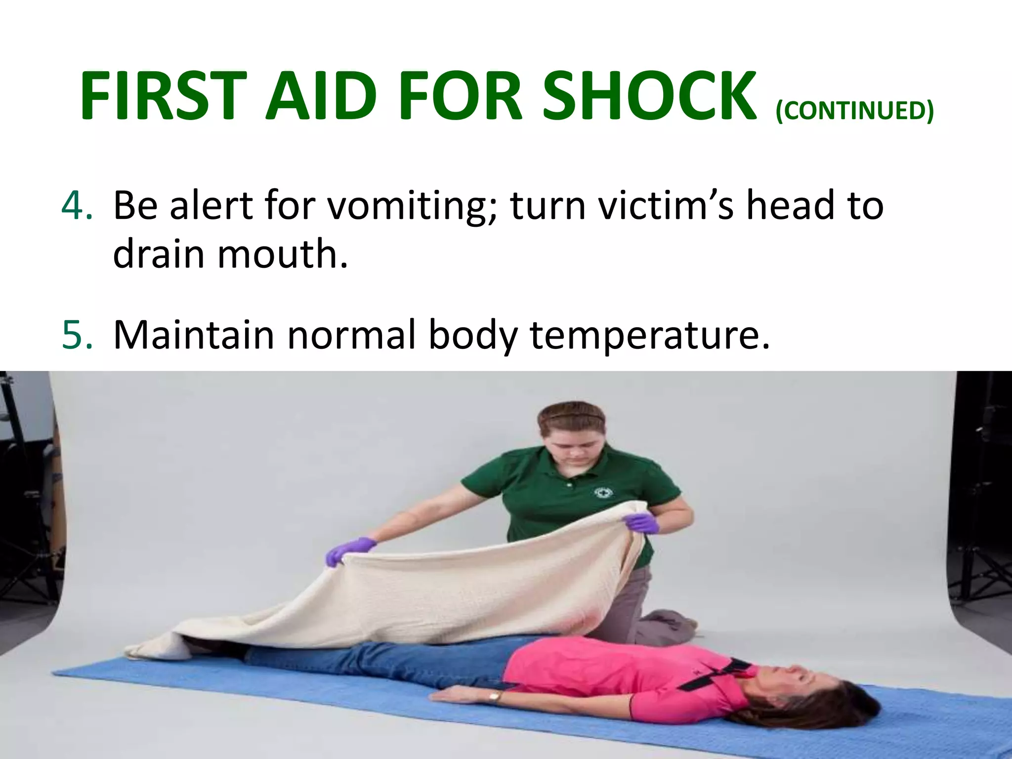 First aid for shock | PPTX