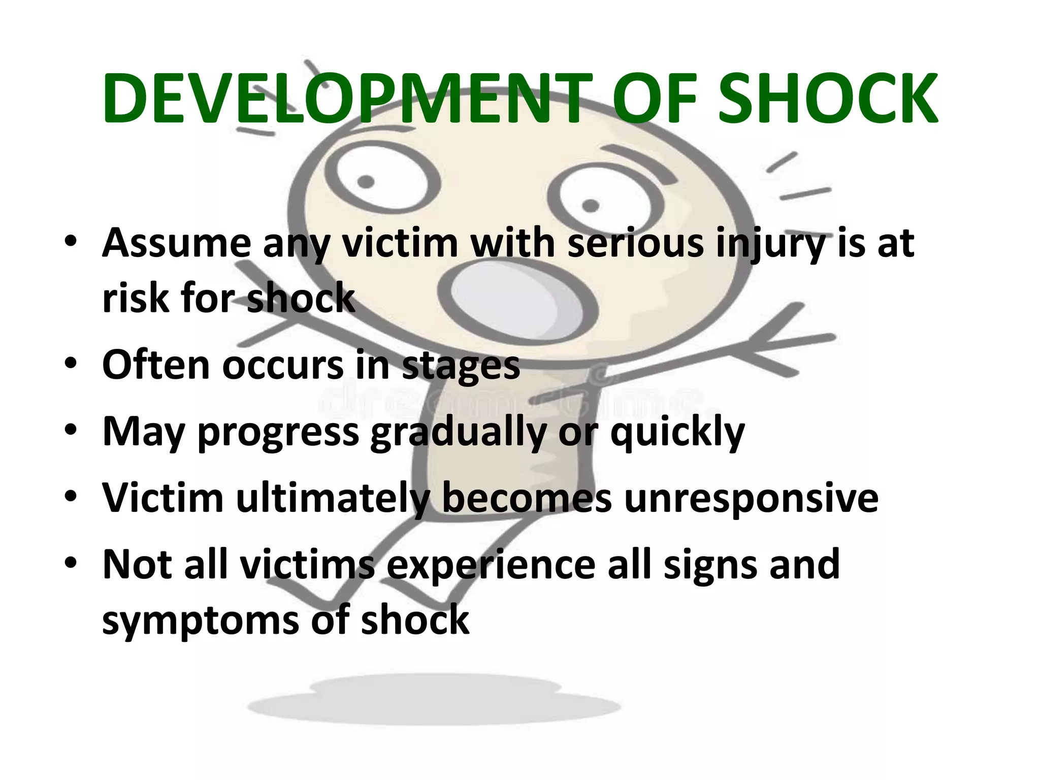 First aid for shock | PPTX