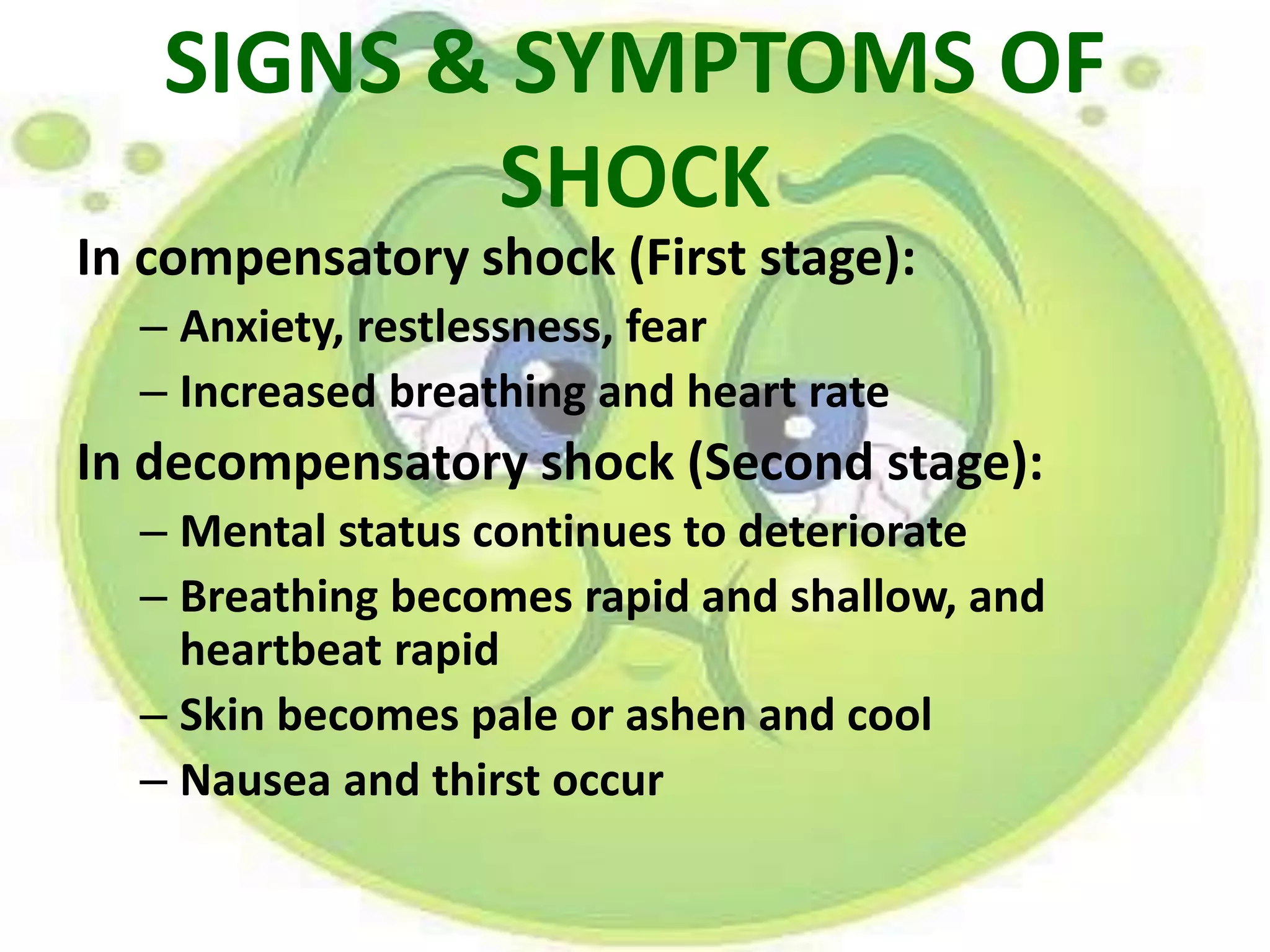 First aid for shock | PPTX