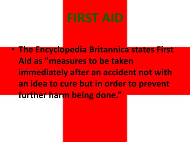 First aid for shock | PPTX