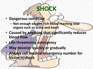 First aid for shock | PPTX