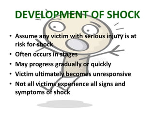 First aid for shock | PPTX