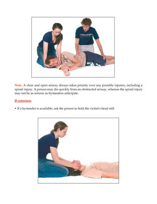 First Aid For Neck Injury