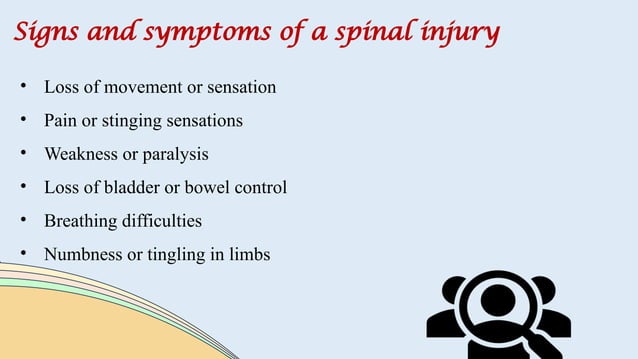 First aid for spinal injury (1).pptx..... | PPTX