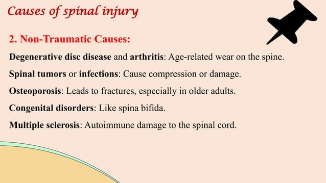First aid for spinal injury (1).pptx..... | PPT