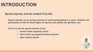 Sports-related Injuries and First Aid | PDF