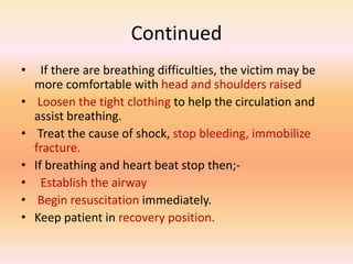 first Aid for Stroke and Shock.pptx