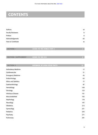First Aid for the USMLE Step 3, Second Edition (First Aid USMLE ...