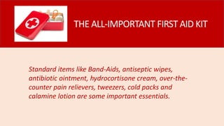 First aid fundamentals during summer | PPT