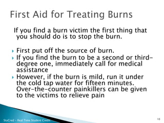 First Aid Guide For College Students | PPT