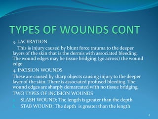 First Aid gunshot wound.power point presentation | PPT