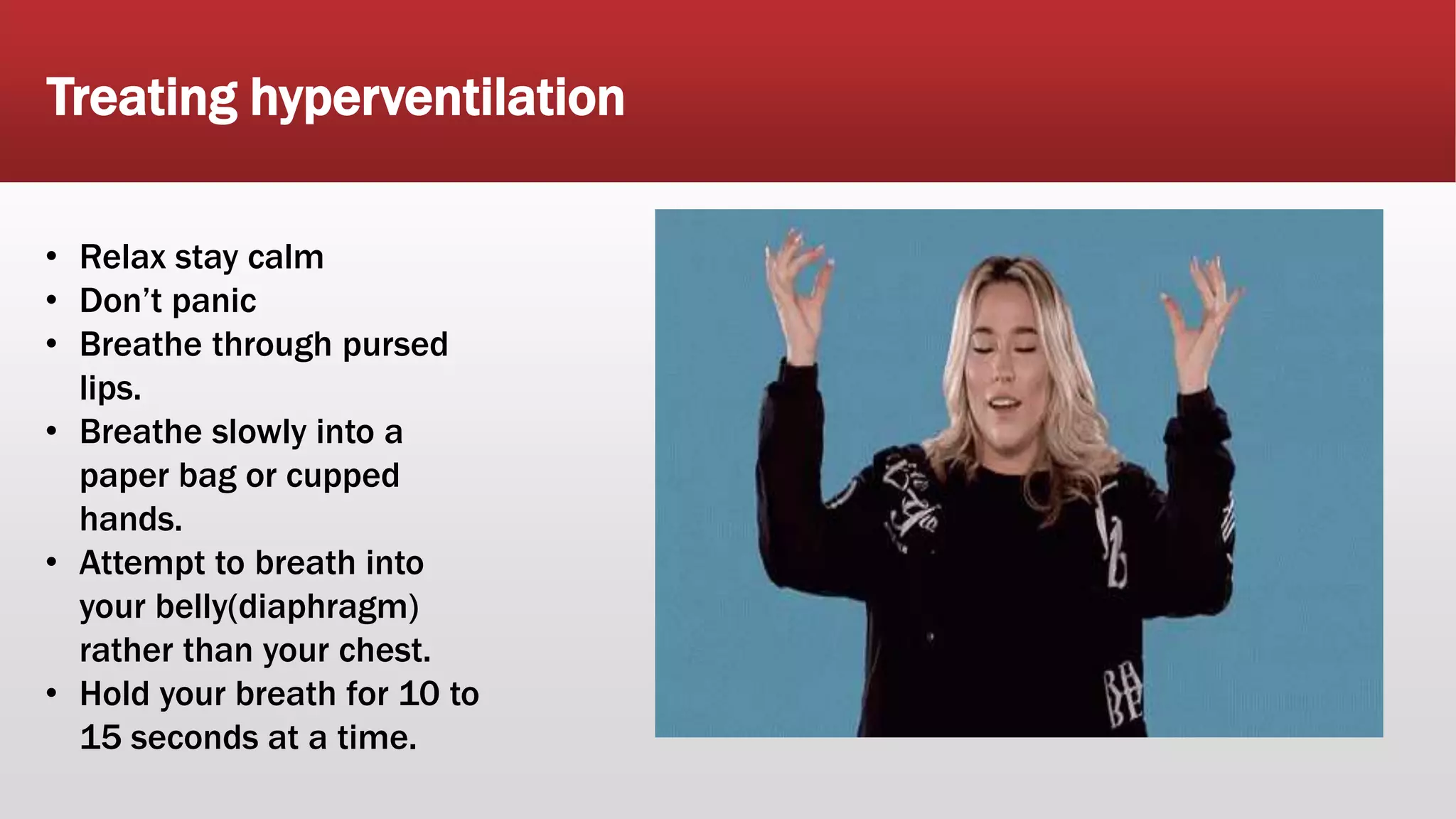First Aid Hyperventilation Pptx