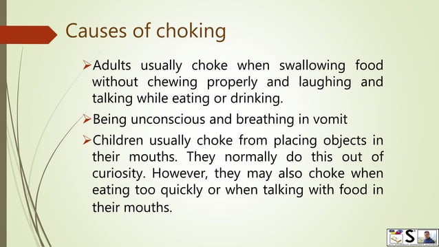 First aid in chocking in ENGLISH | PPTX