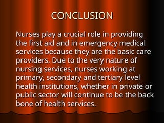 FIRST AID IN DISASTER MANAGEMENT POWERPOINT | PPT