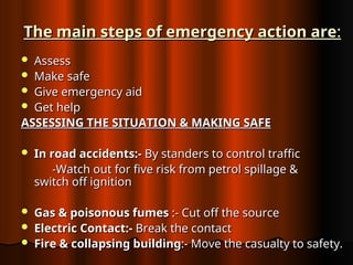 FIRST AID IN DISASTER MANAGEMENT POWERPOINT | PPT