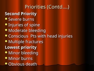FIRST AID IN DISASTER MANAGEMENT POWERPOINT | PPT