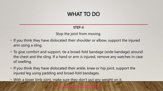 First Aid In Dislocation or muscles injury.pptx