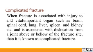 First aid in fracture in ENGLISH | PPTX