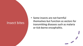 First Aid in Sting and Bites or snake bite | PPTX