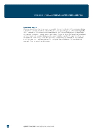 First Aid in the Workplace Code of Practice | PDF