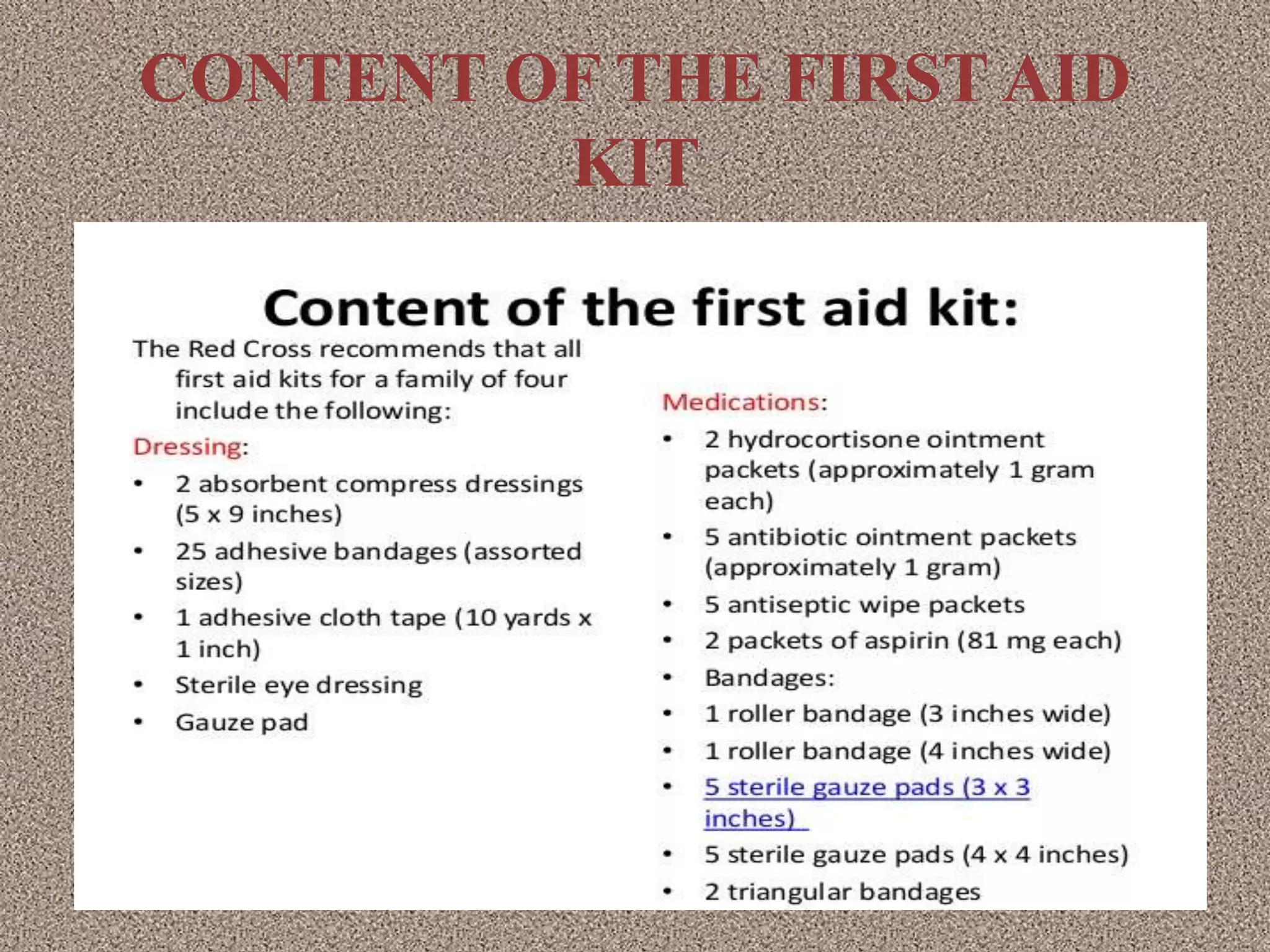 First aid introduction and emergency | PPTX