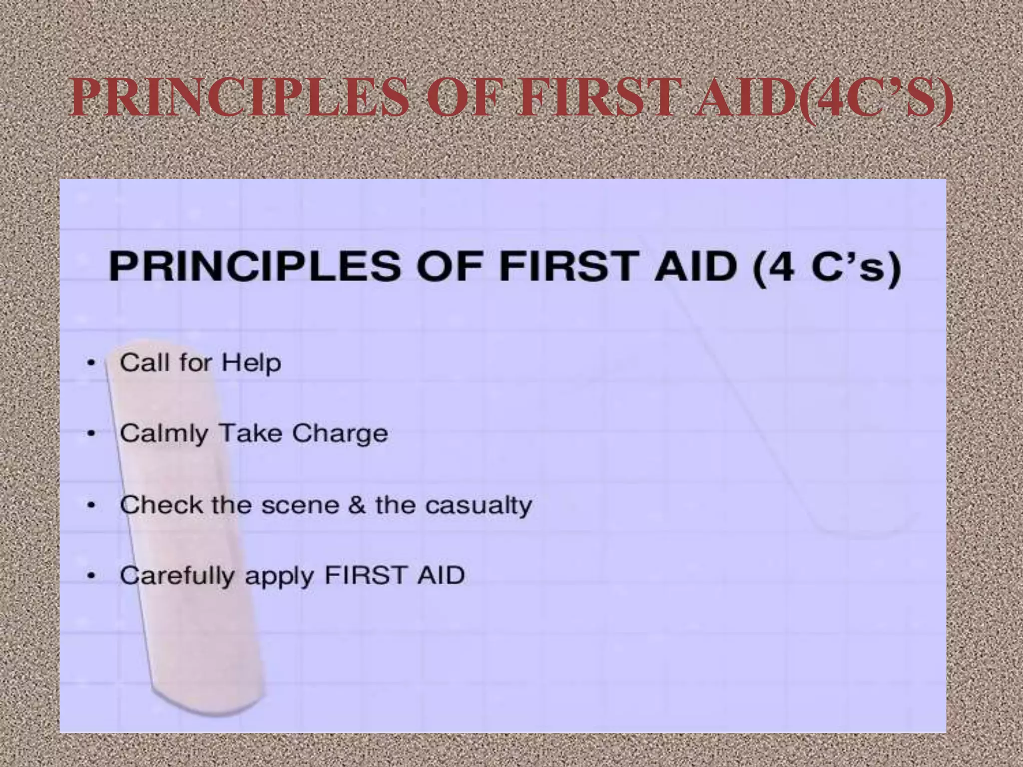 First aid introduction and emergency | PPTX