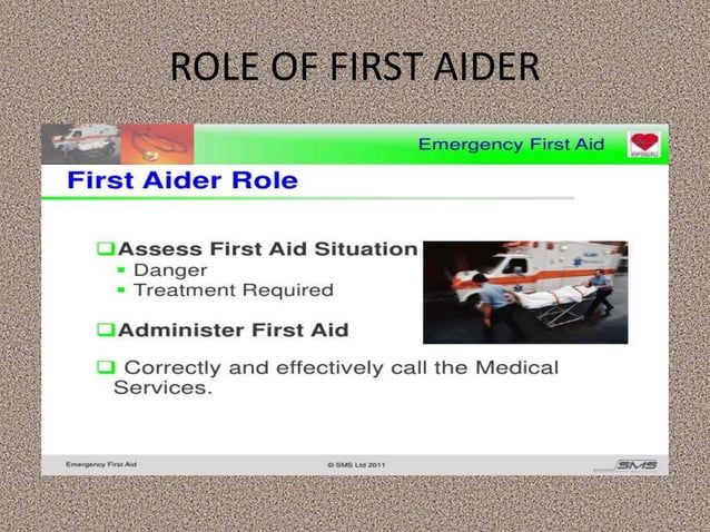 First aid introduction and emergency | PPTX | First Aid | Injuries