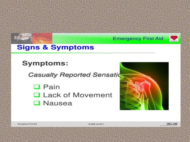 First aid introduction and emergency | PPTX | First Aid | Injuries