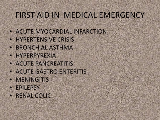 First aid introduction and emergency | PPTX | First Aid | Injuries